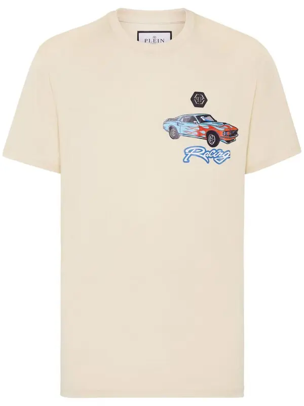 Philipp Plein Cars Racing T-shirt - Neutrals