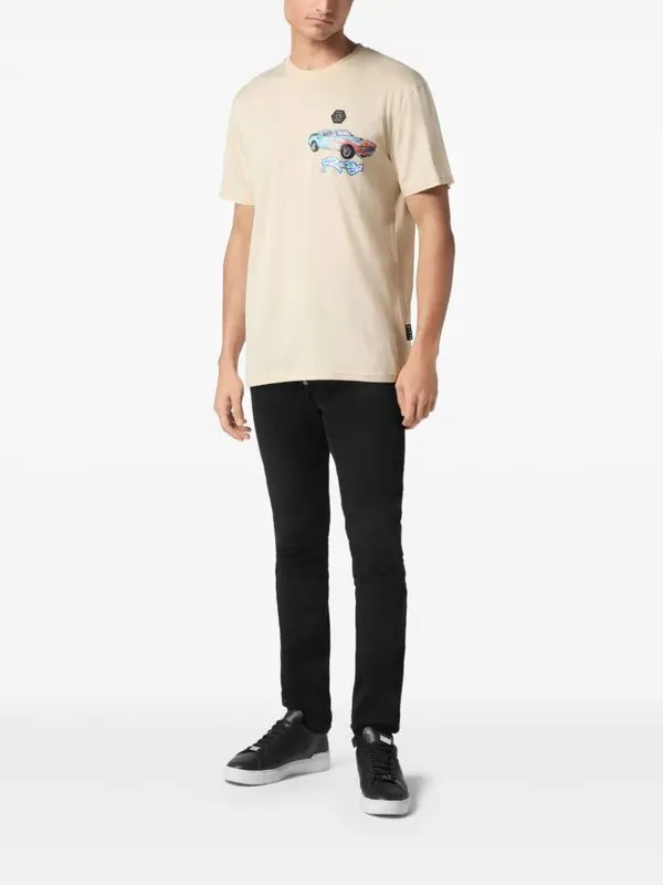 Philipp Plein Cars Racing T-shirt - Neutrals