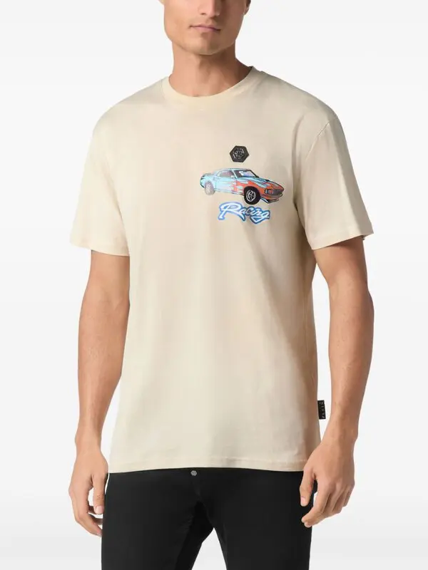Philipp Plein Cars Racing T-shirt - Neutrals