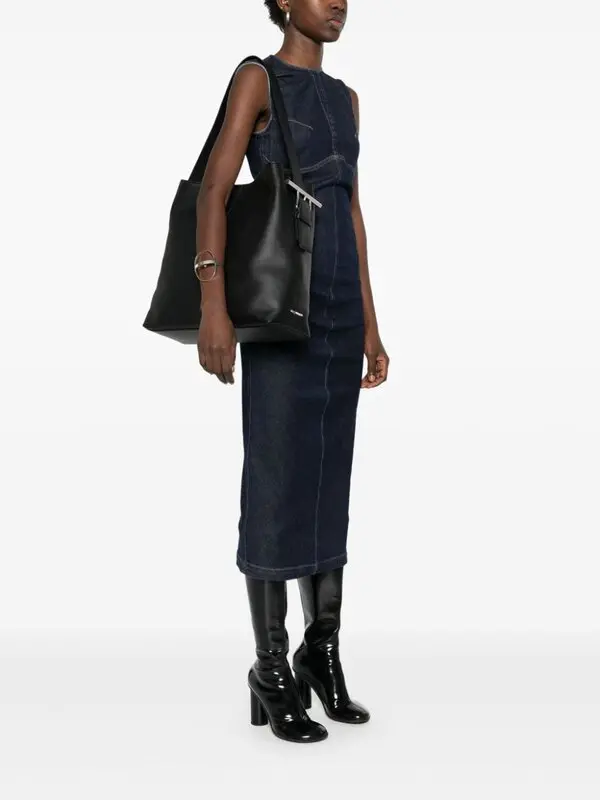 Alexander McQueen T-bar Sling Tote Bag - Black