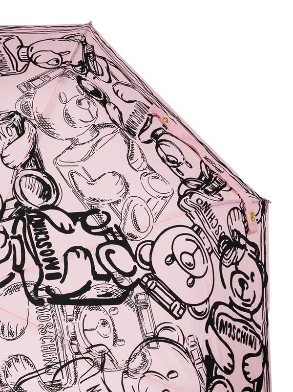 Moschino Teddy Bear-print Umbrella
