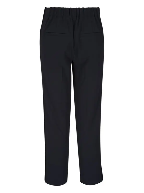 Vince Velvet-trim Cropped Trousers