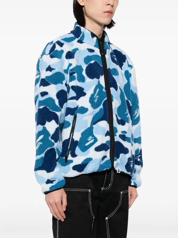 A Bathing Ape® Abc Camo Boa Ripstop Reversible Jacket - Blue