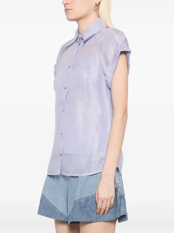 Zimmermann Crush Fitted Blouse