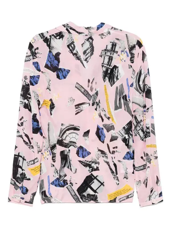 Moschino Patchwork-print Blouse