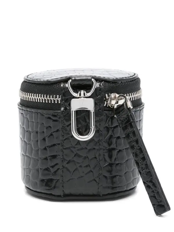 TOTEME Crocodile-embossed Jewelry Box - Black