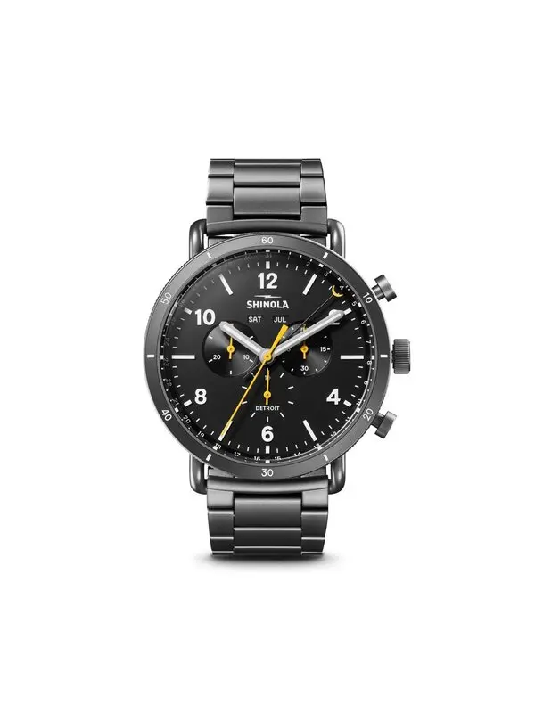 Shinola Canfield Sport Chronograph 45mm - Black