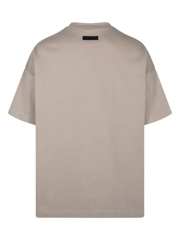 Fear Of God Logo Print T-shirt - Grey