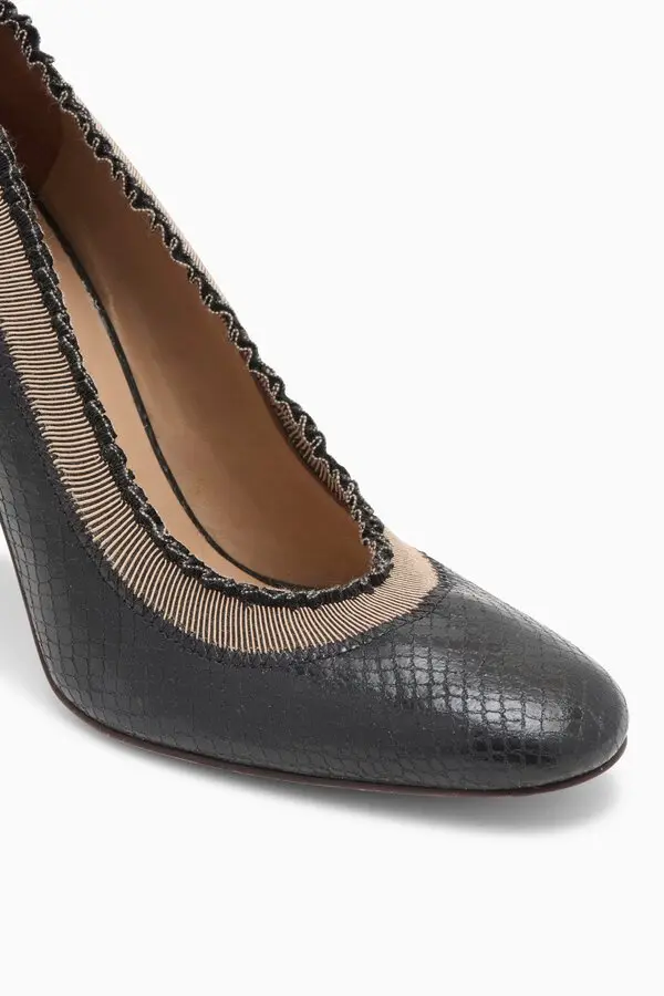 Ulla Johnson Elise Ruffle Leather Pumps