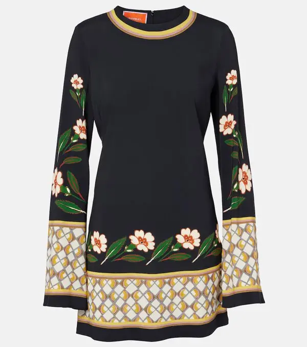 La DoubleJ Supreme Swing Floral Minidress