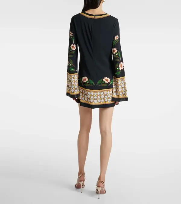 La DoubleJ Supreme Swing Floral Minidress