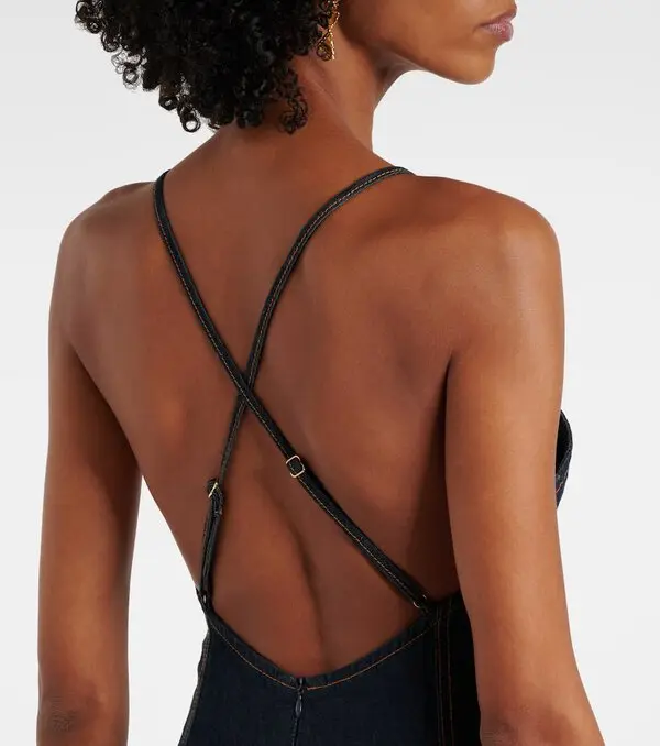 Zimmermann Crush Denim Minidress