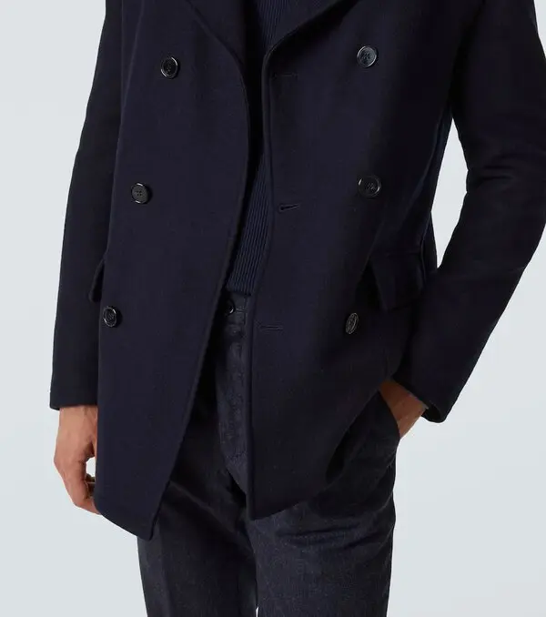 Thom Sweeney Double-breasted Pea Coat