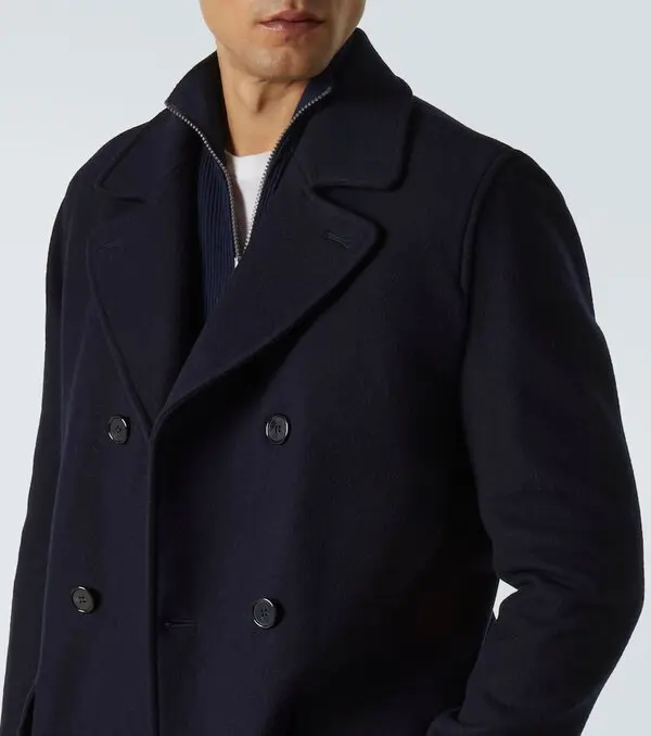 Thom Sweeney Double-breasted Pea Coat