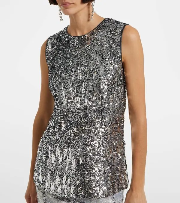 Dolce & Gabbana Sequined Top