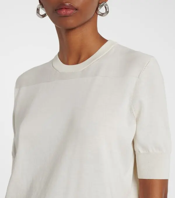 JIL SANDER Cotton Sweater - Beige