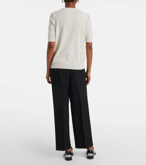 JIL SANDER Cotton Sweater - Beige