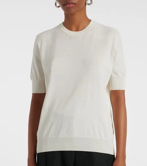 JIL SANDER Cotton Sweater - Beige