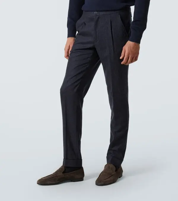 Thom Sweeney Wool Straight Pants