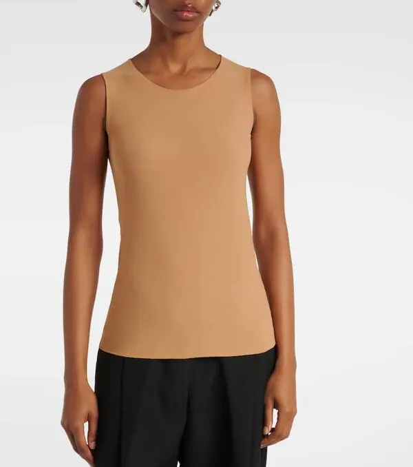 JIL SANDER Sleeveless Jersey Tank Top