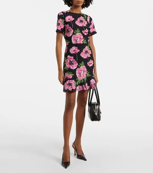 Stella McCartney Iconic Floral Ruffled Mini Dress - Multicoloured