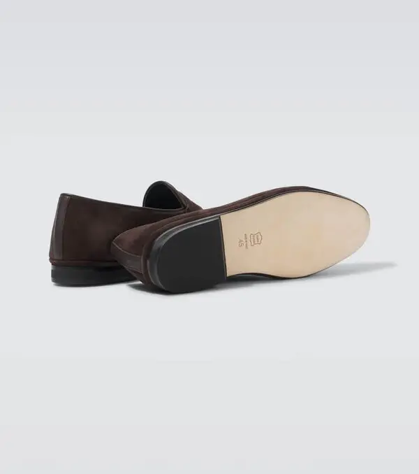 Rubinacci Suede Loafers - Brown