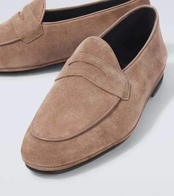 Rubinacci Suede Loafers - Brown