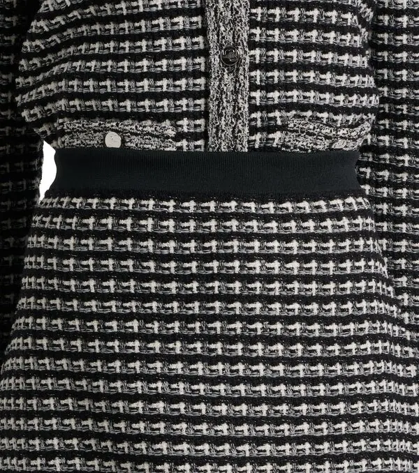 Tory Burch Wool And Cotton-blend Jacquard Midi Skirt