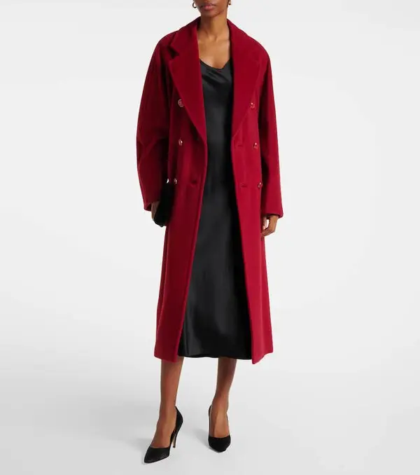 Max Mara Banjo Silk Satin Midi Dress - Black