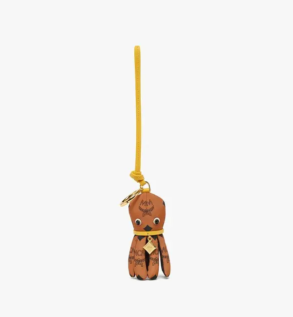 Mcm Aren Octopus Charm - Cognac