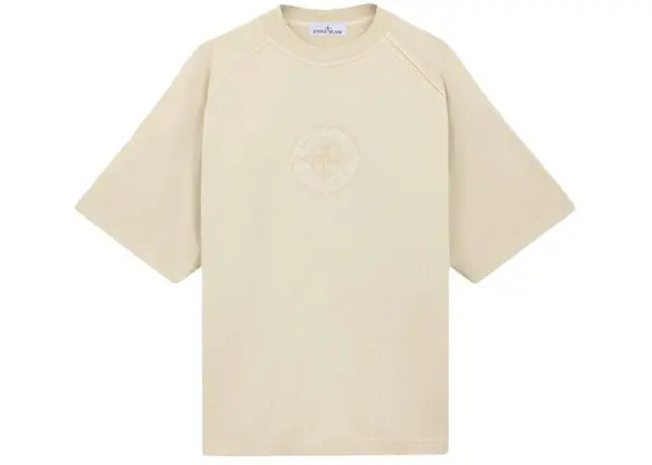 Stone Island Organic Cotton Jersey T-shirt - Beige