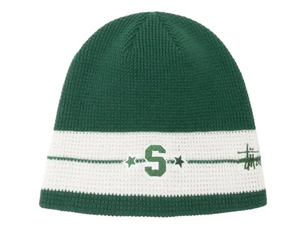 StÜssy Varsity Star Stripe Skullcap - Willow