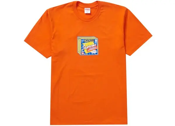 Supreme Cheese Tee Shirt - Orange