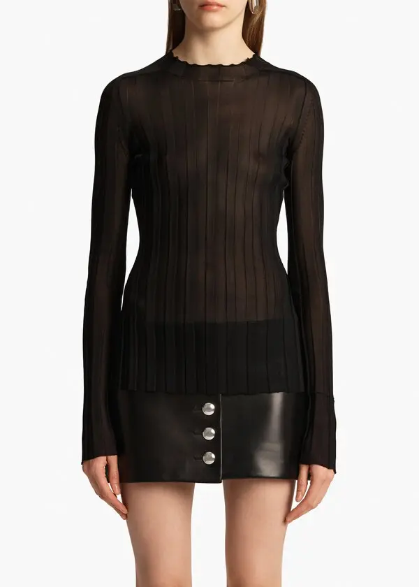Khaite Cosette Pullover - Black