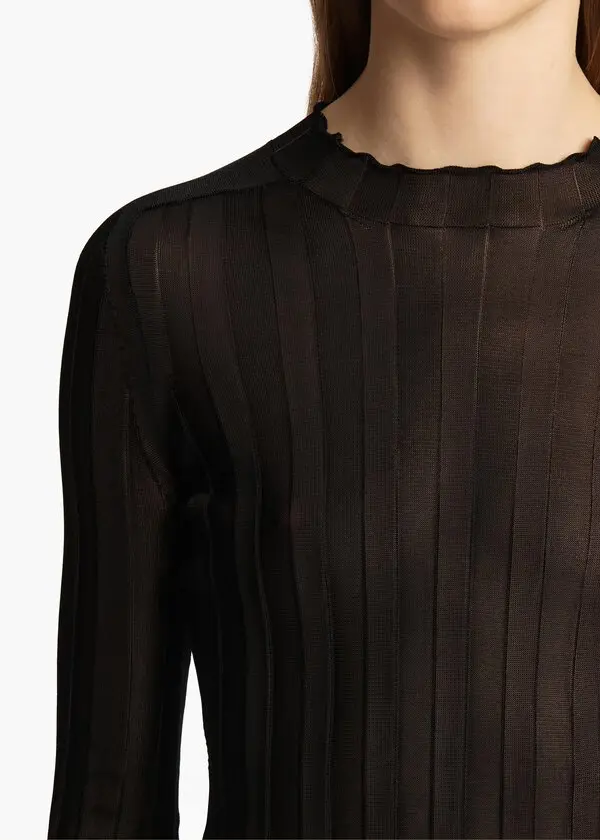 Khaite Cosette Pullover - Black