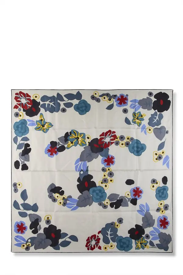 Chanel Silk 'cc' Scarf