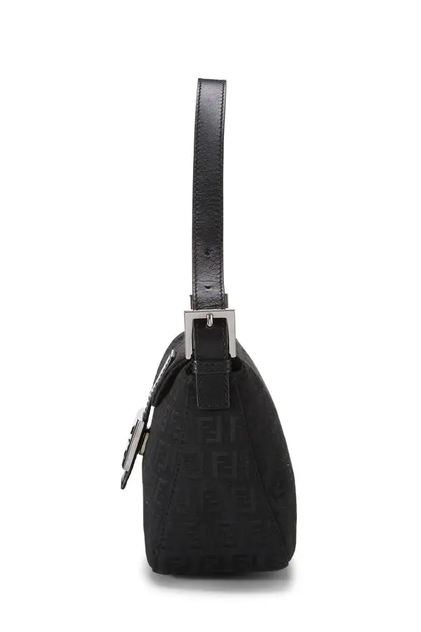 Fendi Zucchino Canvas Shoulder Bag