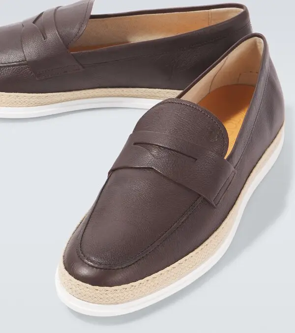 TOD'S Mocassino Leather Loafers