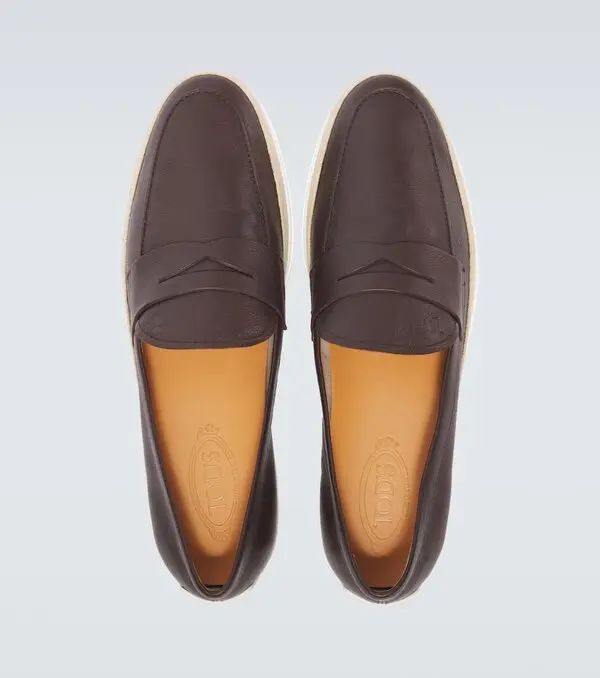 TOD'S Mocassino Leather Loafers