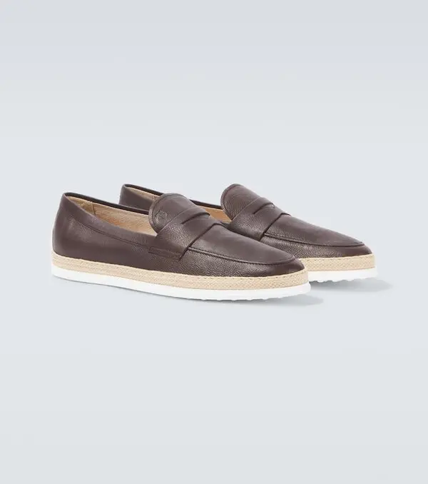 TOD'S Mocassino Leather Loafers