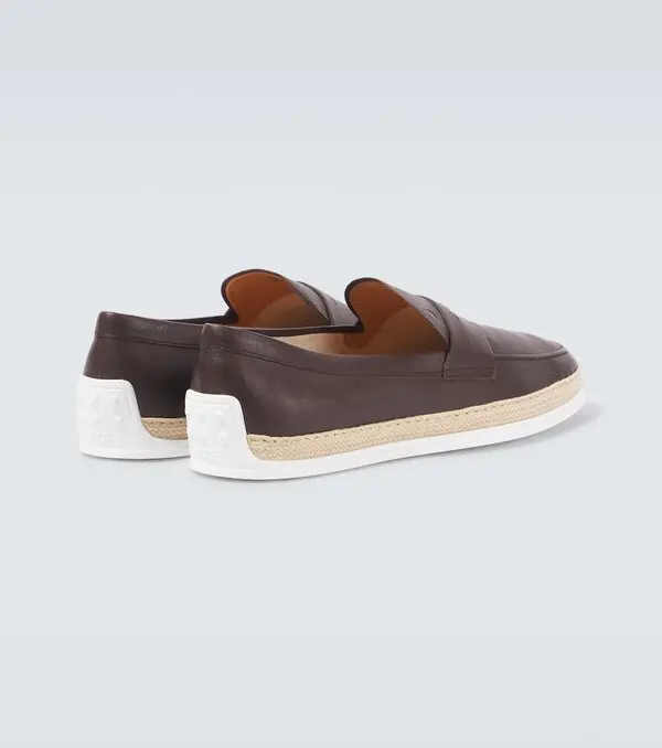 TOD'S Mocassino Leather Loafers