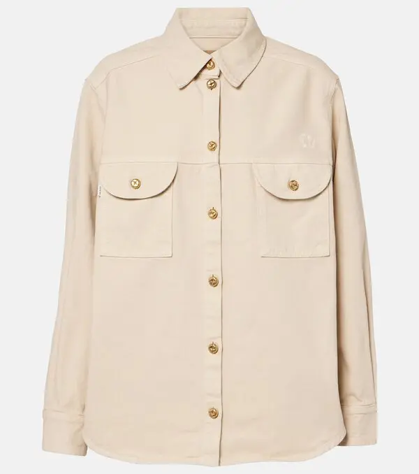 BLAZÉ MILANO Nariida Berber Denim Shirt - Beige