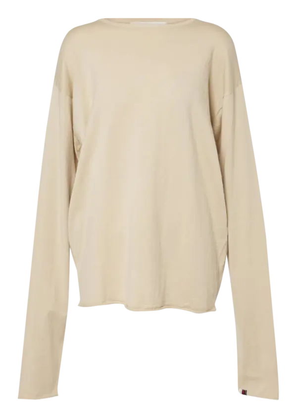 Extreme Cashmere X N°347 Aries Top - Beige | Editorialist