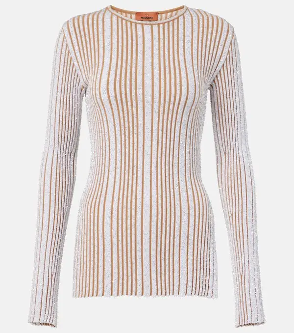 Missoni Sequined Striped Sweater