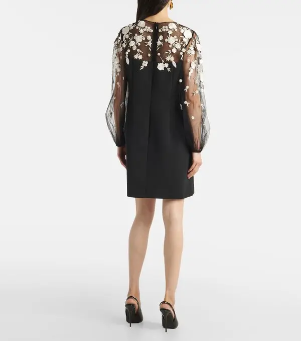 Carolina Herrera Embroidered Minidress