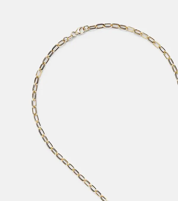 FOUNDRAE Vivacity & Internal Compass 18kt Necklace With Diamonds