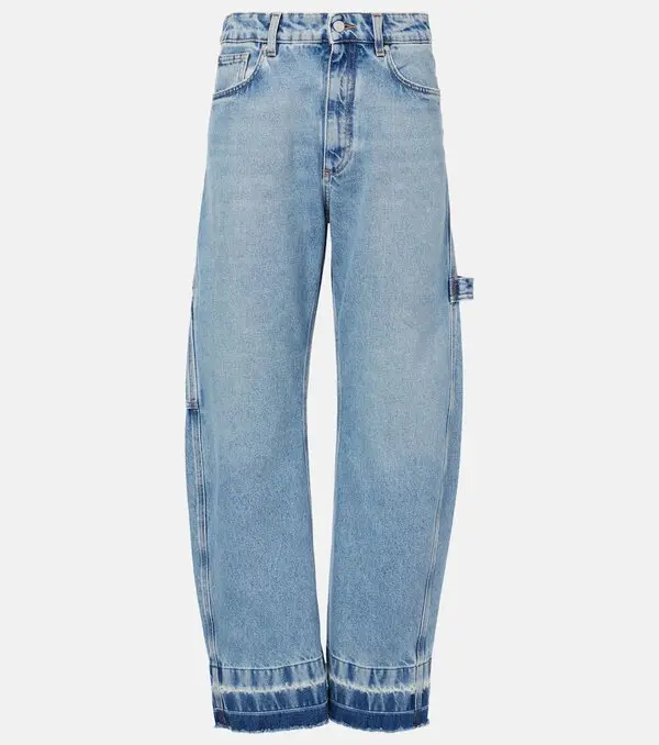 Stella McCartney Mid-rise Wide-leg Jeans - Blue