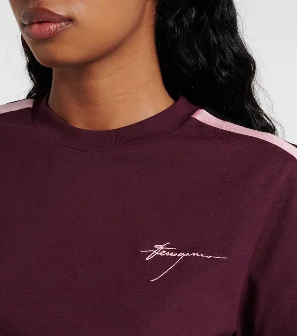 FERRAGAMO Logo Cotton T-shirt