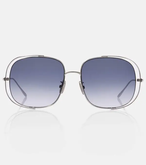 Loewe Cutout Square Sunglasses - Blue