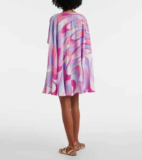 Emilio Pucci Printed Silk Crêpe De Chine Kaftan